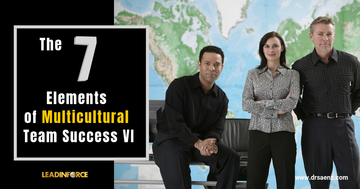 THE 7 ELEMENTS OF MULTICULTURAL TEAM SUCCESS VI: TEAM PERFORMANCE ...